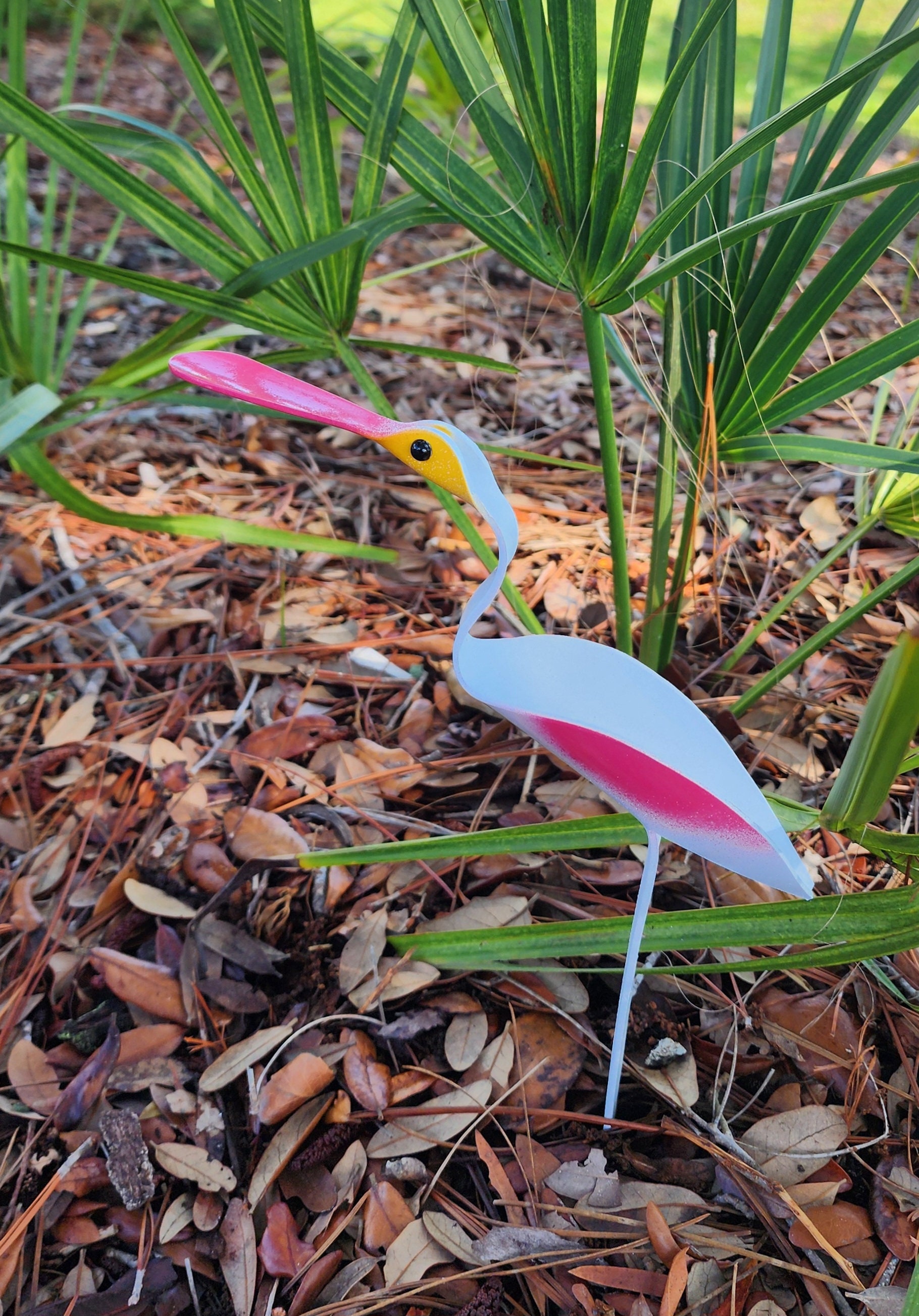 Spoon Bill Garden Stake - Etsy