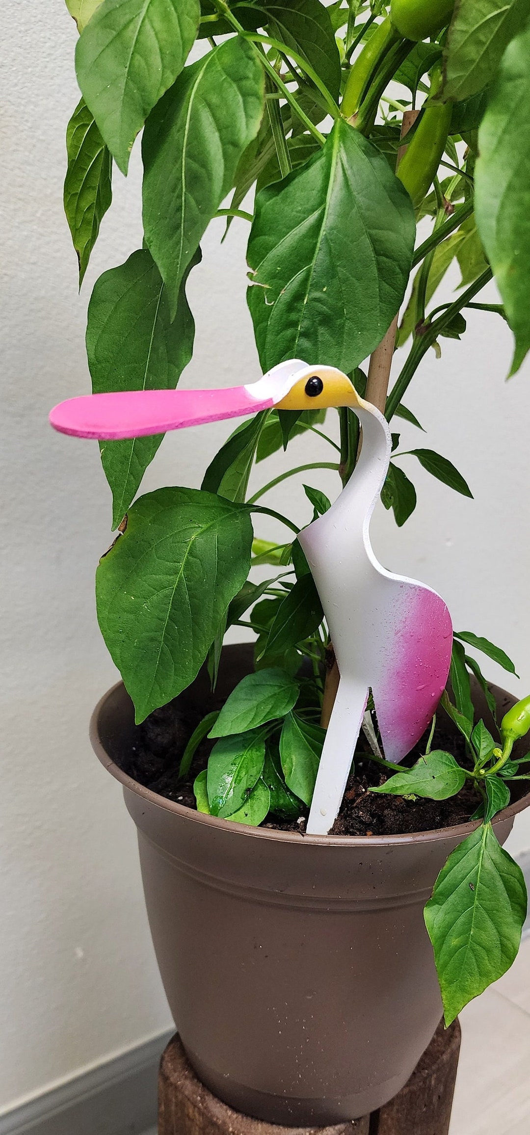 Spoon Bill Garden Stake - Etsy