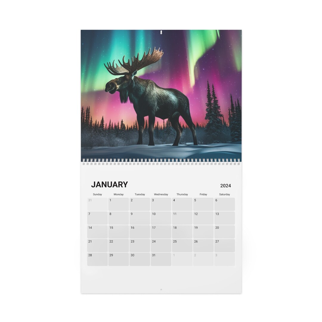 Northern Lights Calendar 2024 - Etsy