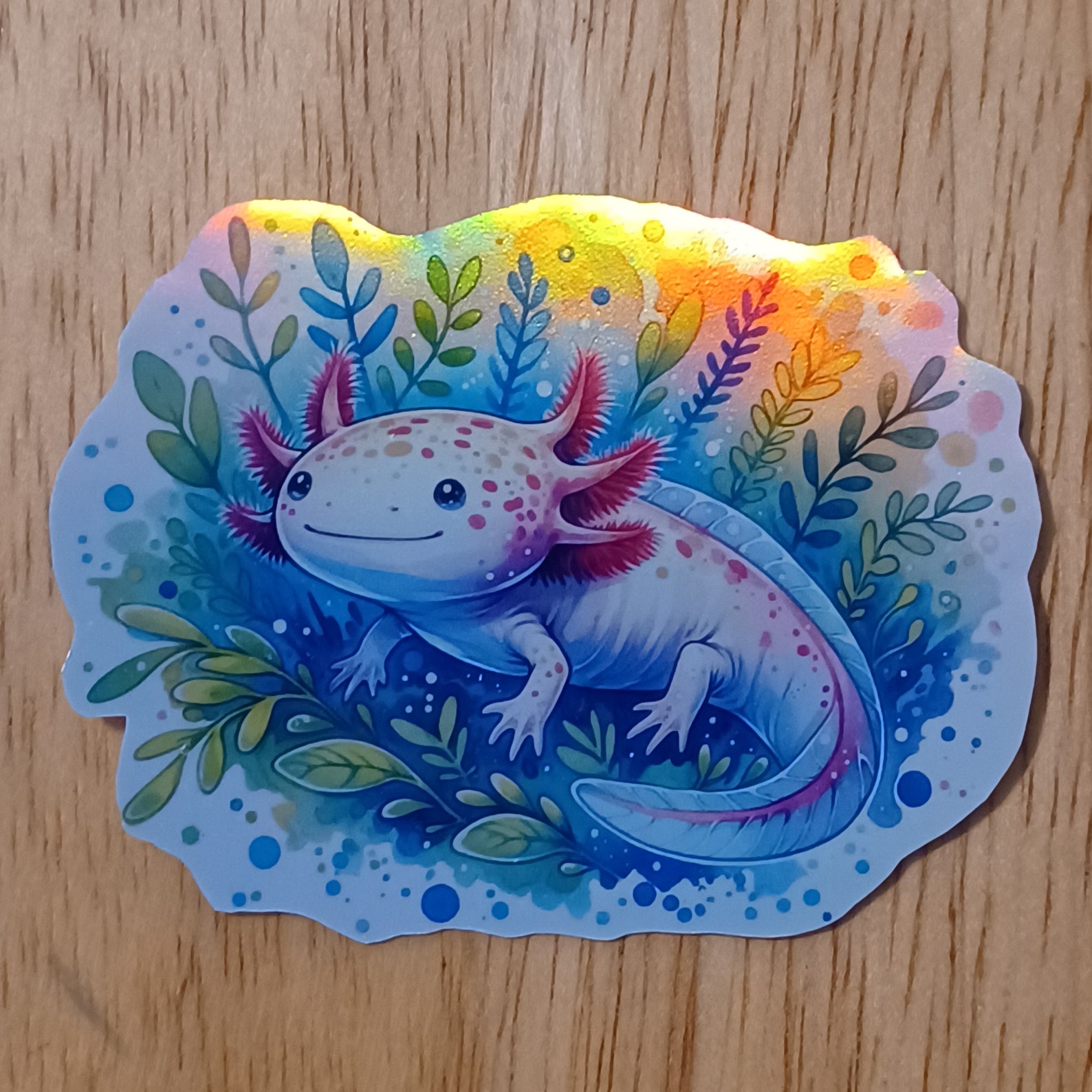 Axolotl Bundle Six Pack - Colorful Critters - Vinyl Sticker / Decal ...