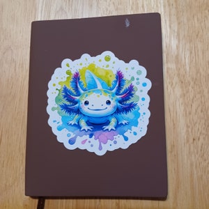 Axolotl - Multicolor - Colorful Critters - Vinyl Sticker / Decal ...