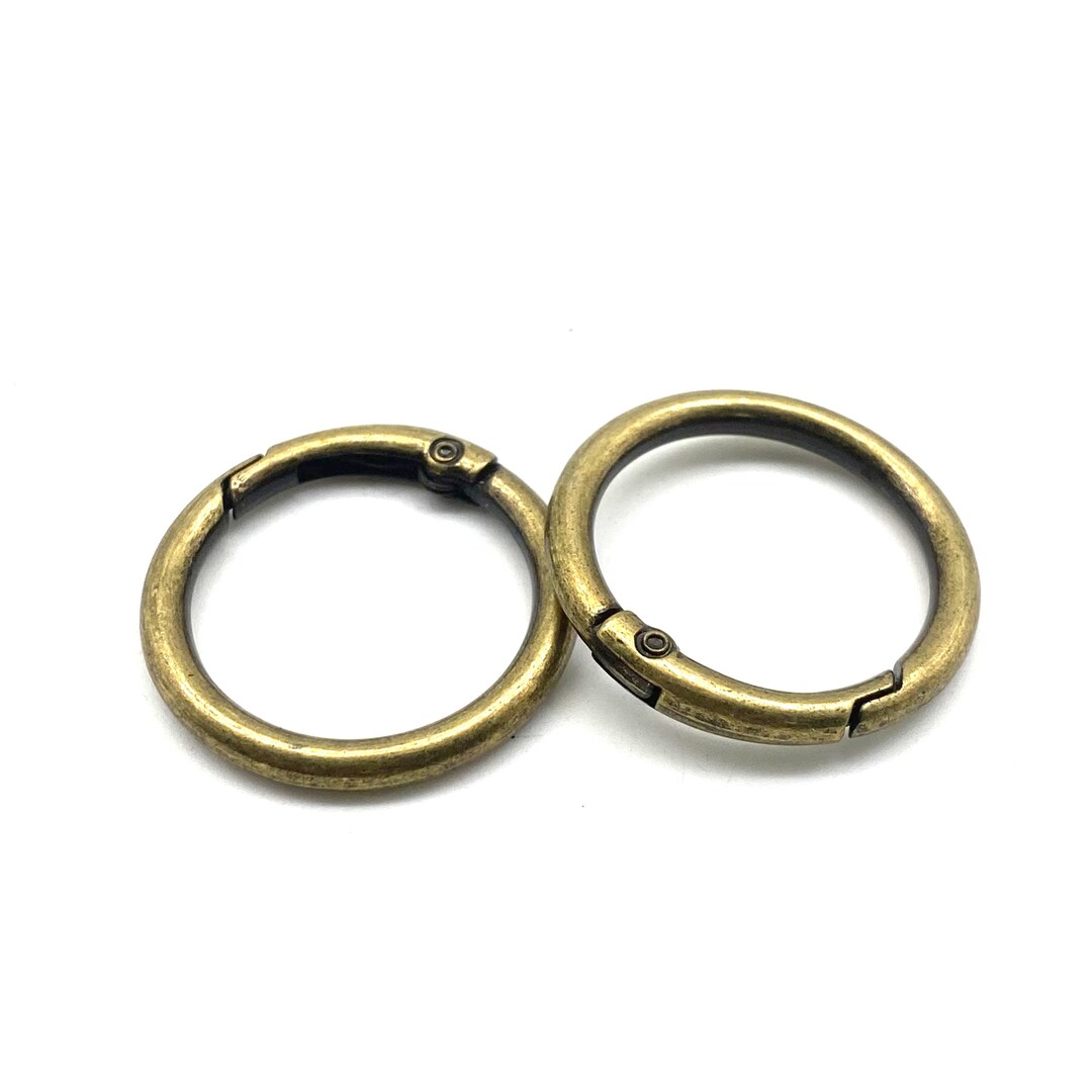 Bronze Key Split Rings Spring Ring Keyring Jump Rings Chain Connect ...
