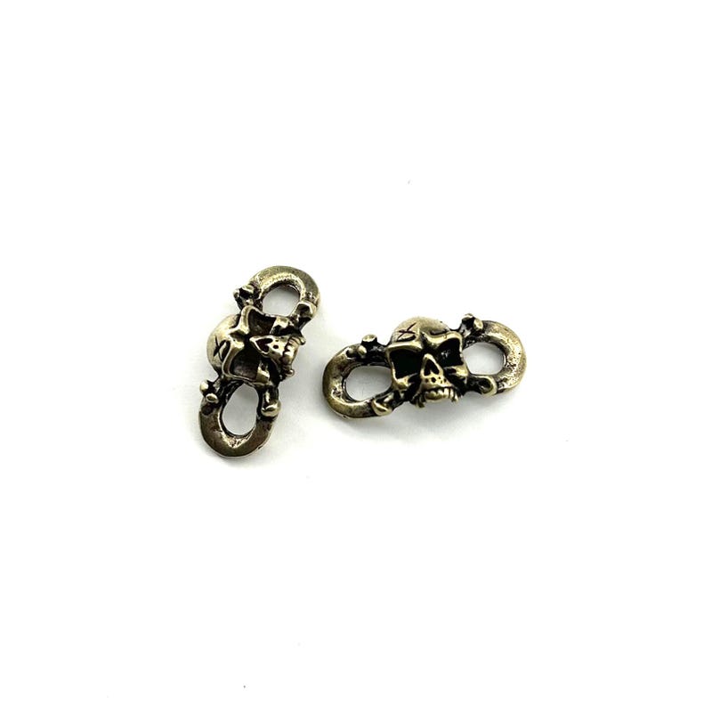 Skull Link Beads Connect - Etsy UK