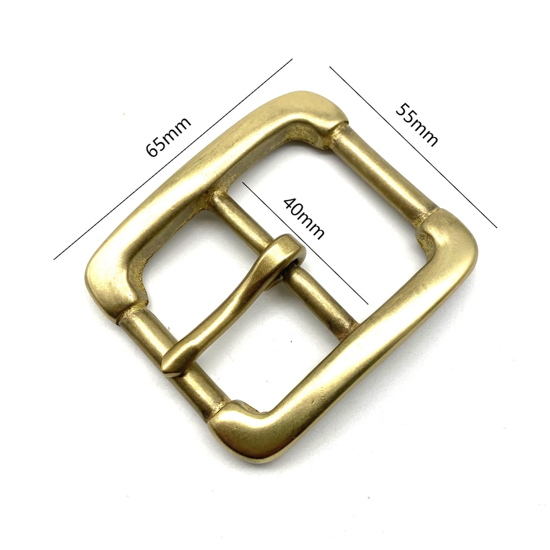 Leather Belt Fasten Buckle Solid Brass Centre Bar Buckle 1 1/2'' - Etsy