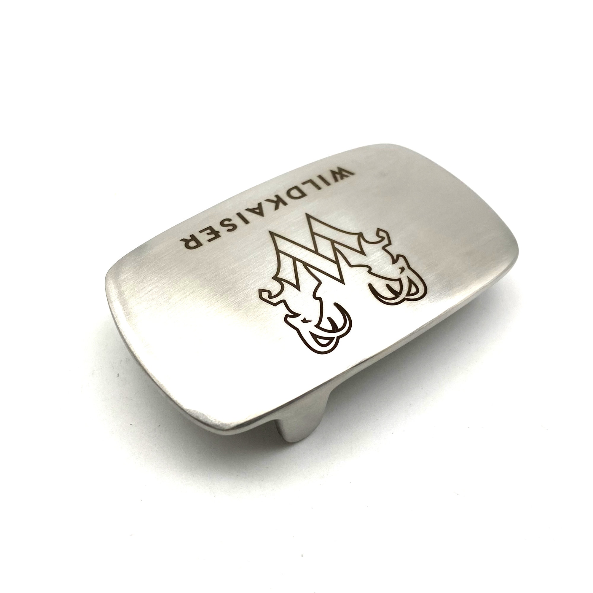 Matte Finish Custom Logo Stainless Buckle Leather Belt Buckle ...