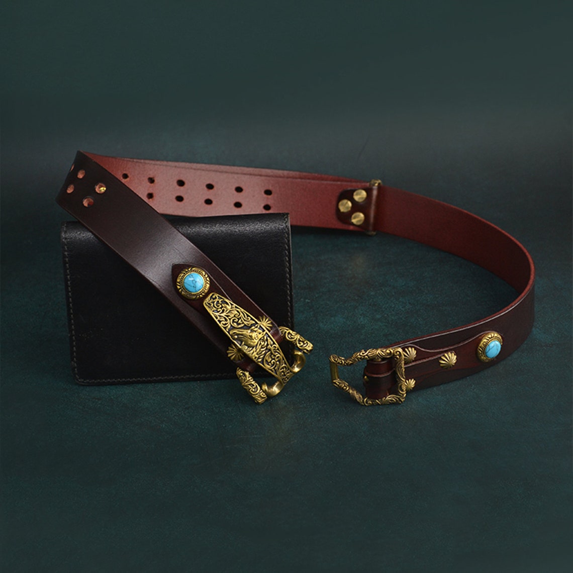 Handmade Littleton Cavalry Leather Belt Mens Street Wear Belts - Etsy