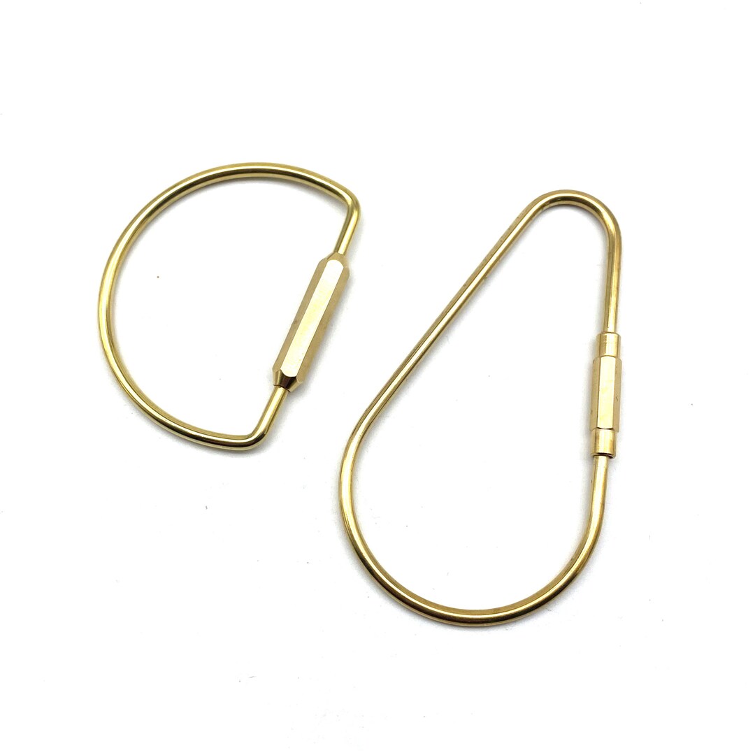 D Shape/drop Shape Keychain Screw Lock Minimalist Key Holder Manager - Etsy