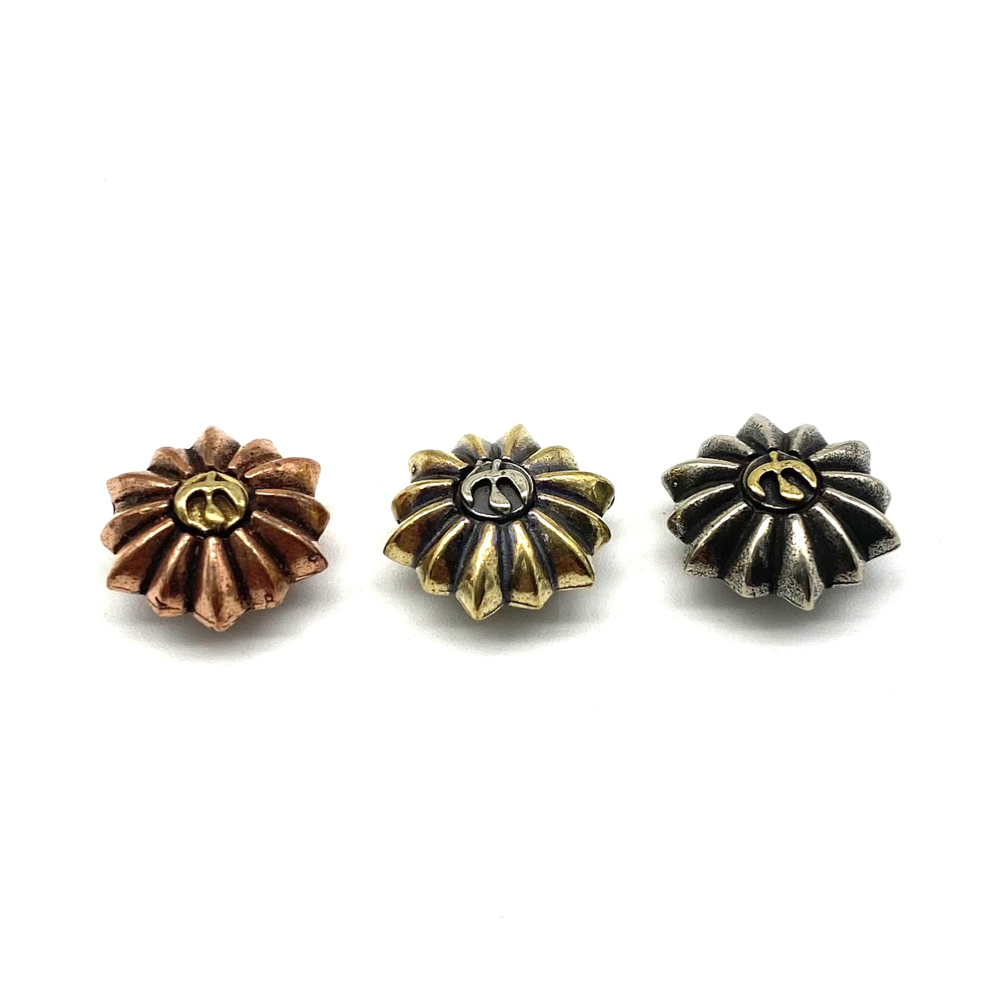 Flower Concho Daisy Rivets Screw Back Fastener Studs for Leather Craft ...