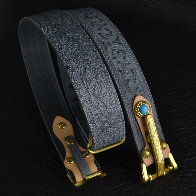Handmade Littleton Cavalry Leather Belt Mens Street Wear Belts - Etsy