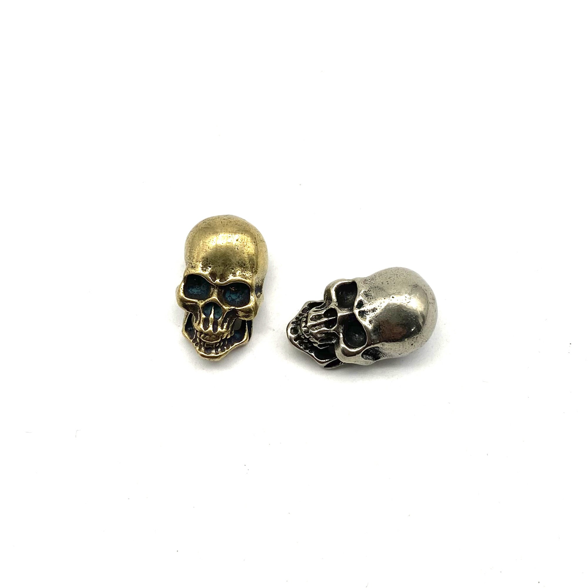 Brass Skull Concho Leather Button Rivets for Embellishment - Etsy
