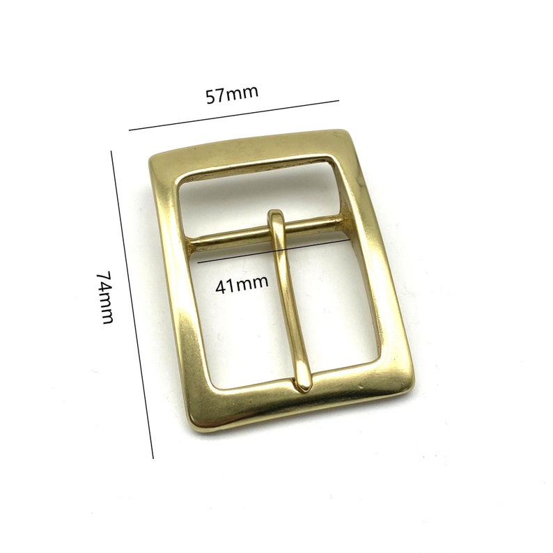 41mm Brass Centre Pin Buckle Leather Belt Craft Fasten Buckle - Etsy