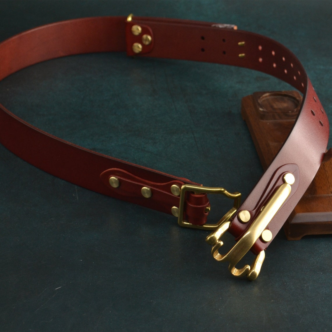 Handmade Littleton Cavalry Mens Leather Belt Man Outfit Belt - Etsy