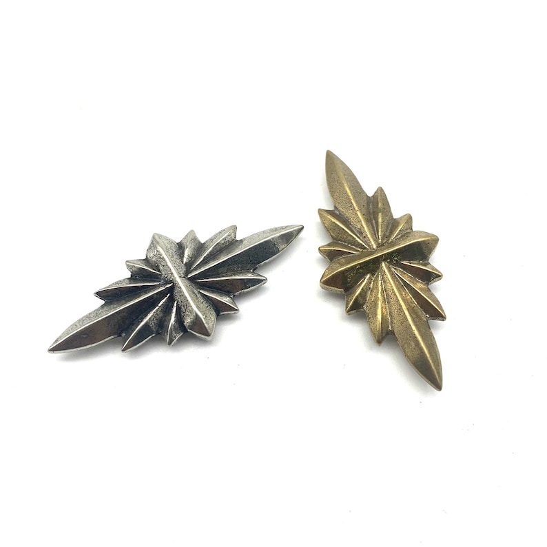 Thorn Crown Conchos Rivets Screw Back Leather Decoration Accessories - Etsy