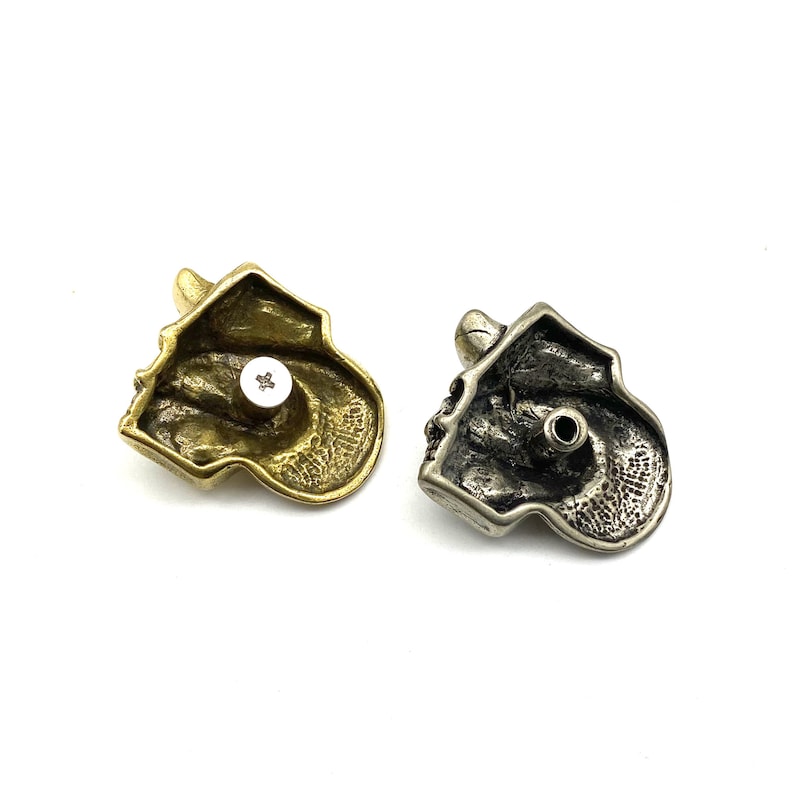 Skull Mask Concho Screw Rivets Button Leather Decoration Hardwares - Etsy