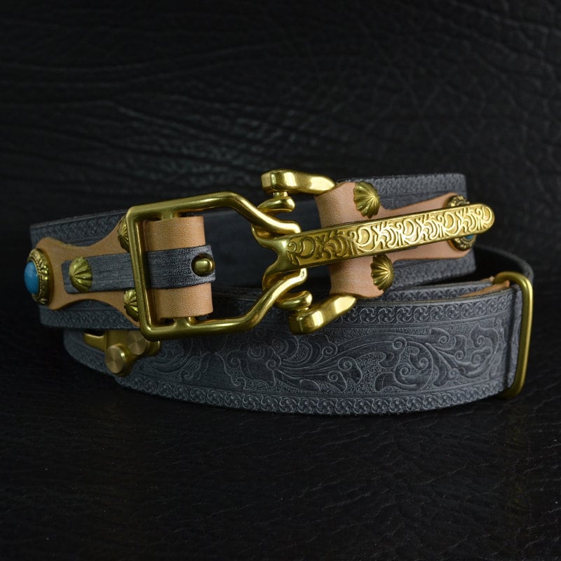 Handmade Littleton Cavalry Leather Belt Mens Street Wear Belts - Etsy