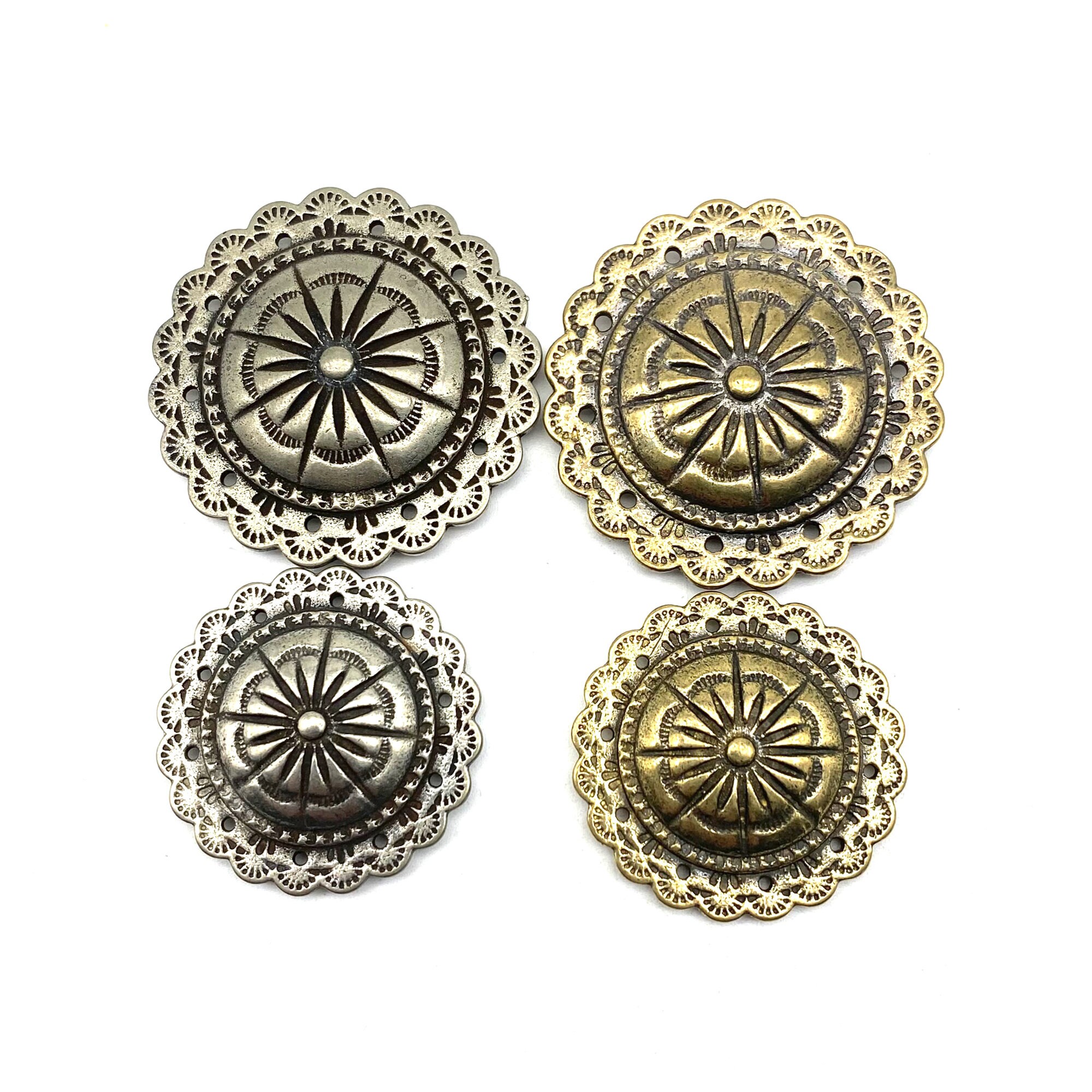 Copper Concho Button Screw Back,leather Decoration Hardware - Etsy