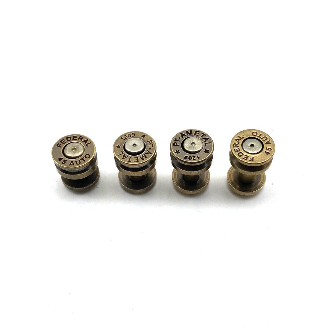 Bullets Button Leather Fastener Rivets Chicago Screw Post 4/6/8mm - Etsy