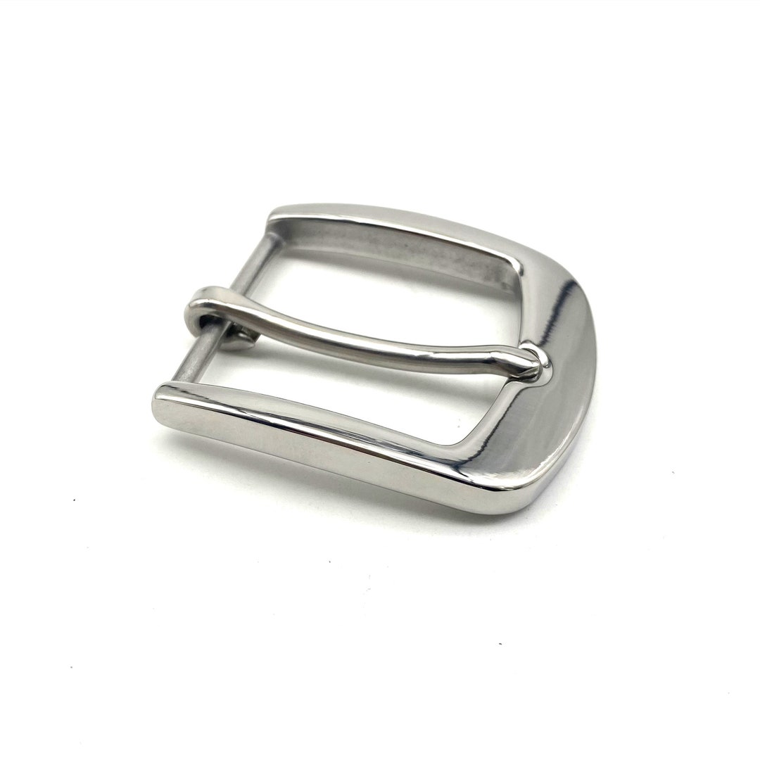 Prevent Allergy Shiny Stainless Belt Buckle Hypoallergenic Buckle 1 1/2 ...