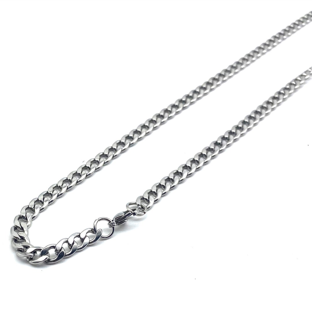 Minimalist Necklace NK Chain Boy Stainless Necklaces 45/55/65cm - Etsy