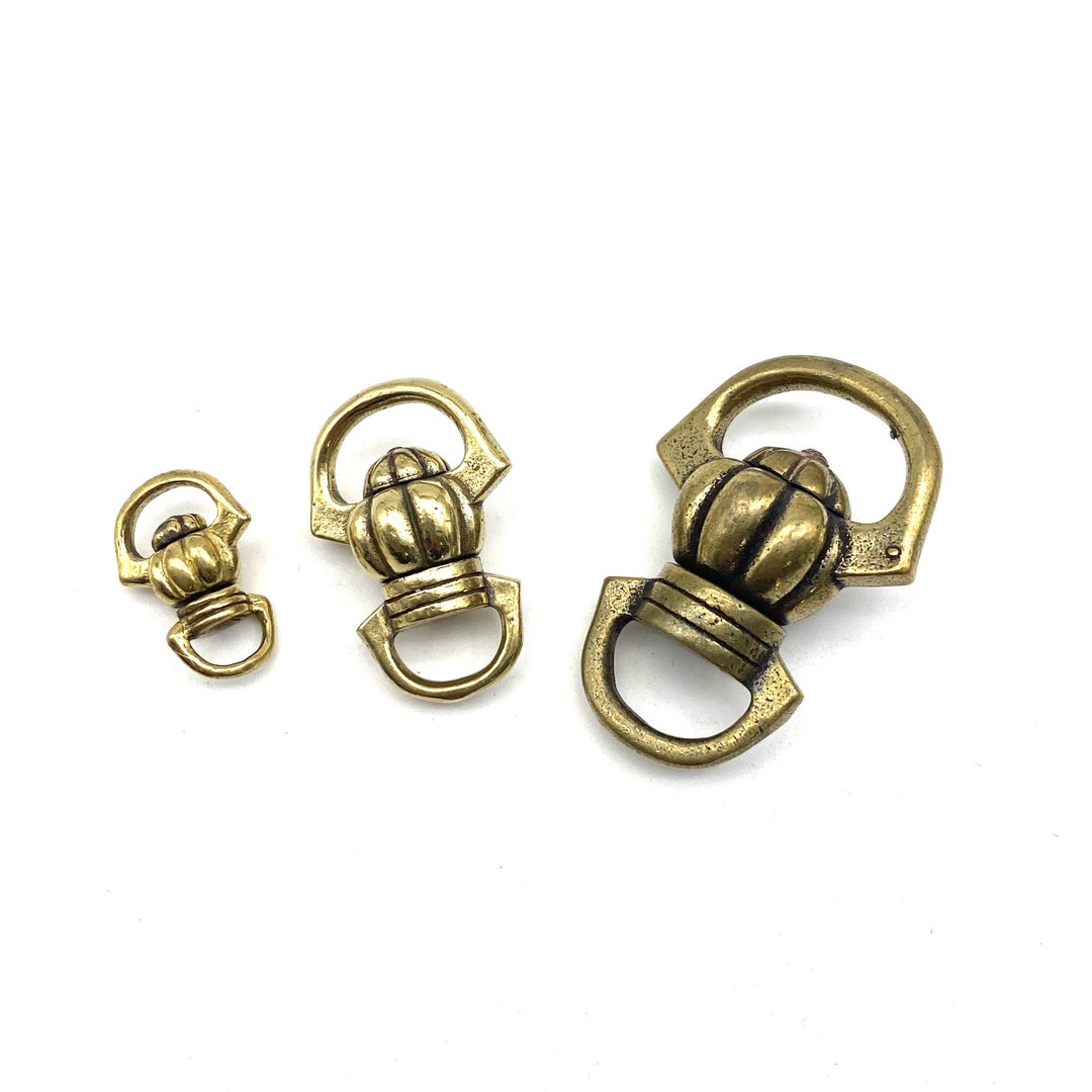 Brass Swivel Bomb Ring Hook Double Side Swivel Loop for Chain Connector ...