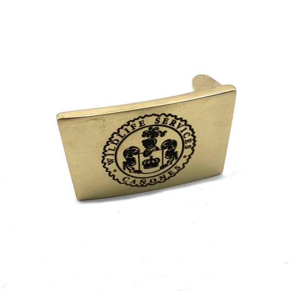 Custom Brass Belt Buckle - Etsy
