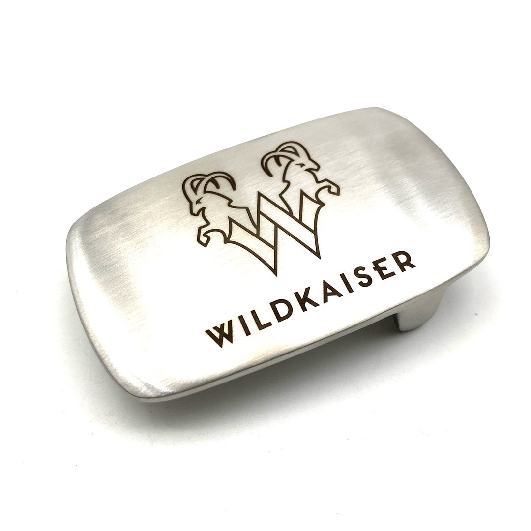 Matte Finish Custom Logo Stainless Buckle Leather Belt Buckle ...