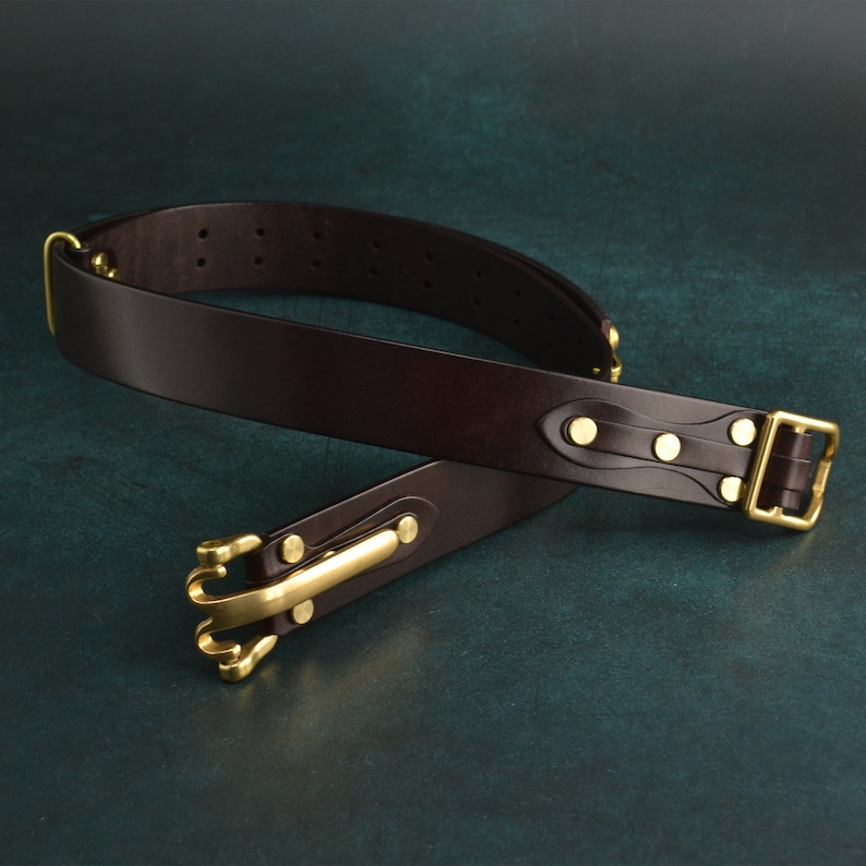 Handmade Littleton Cavalry Mens Leather Belt Man Outfit Belt - Etsy