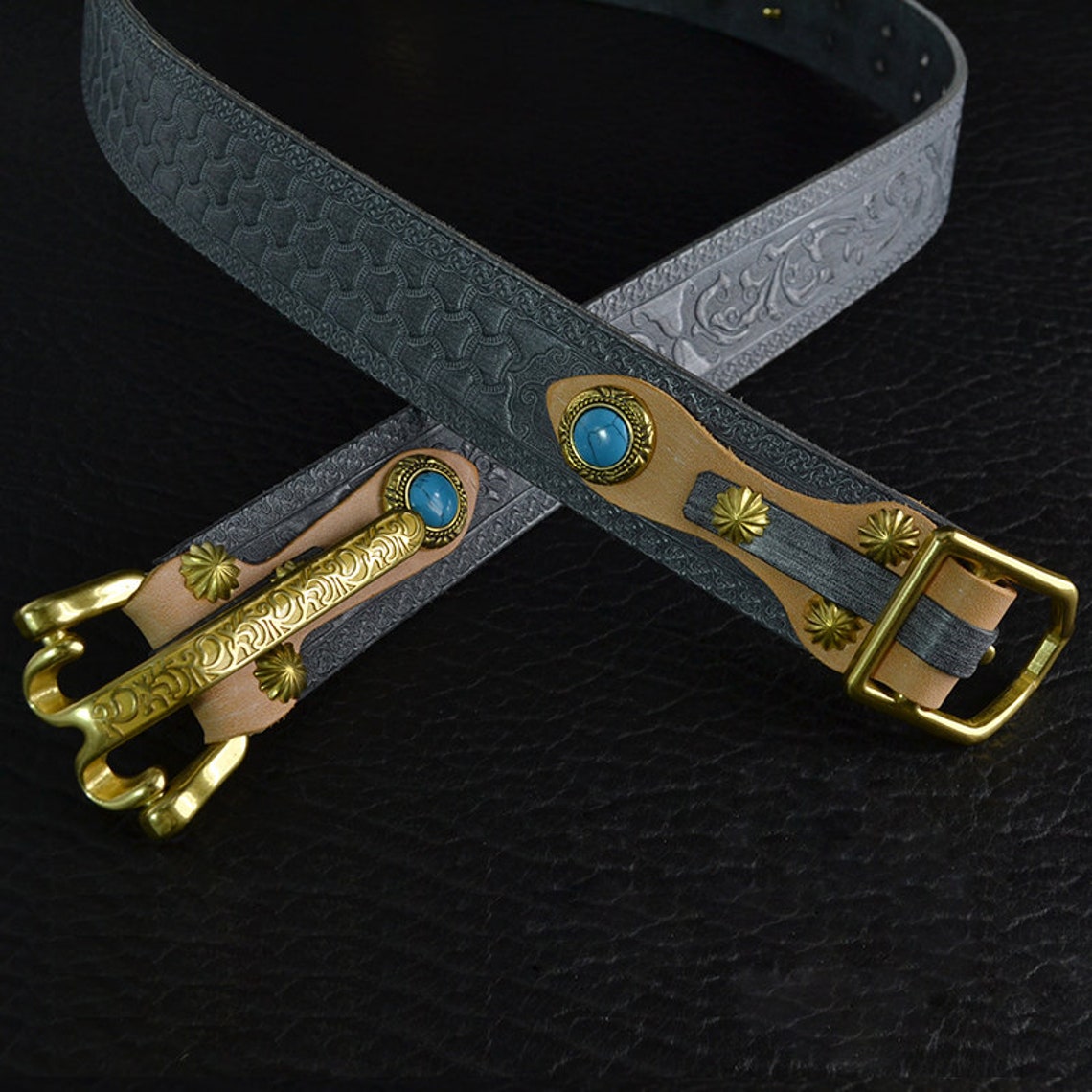 Handmade Littleton Cavalry Leather Belt Mens Street Wear Belts - Etsy