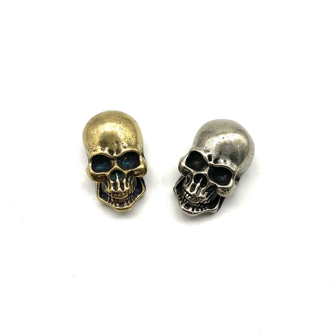 Brass Skull Concho Leather Button Rivets for Embellishment - Etsy
