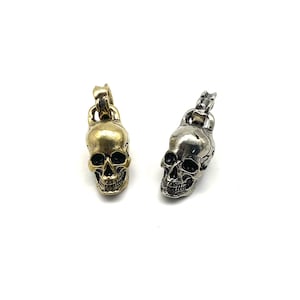 Skull Charm Men's Gift Men Necklace DIY Pendant #sales - Etsy