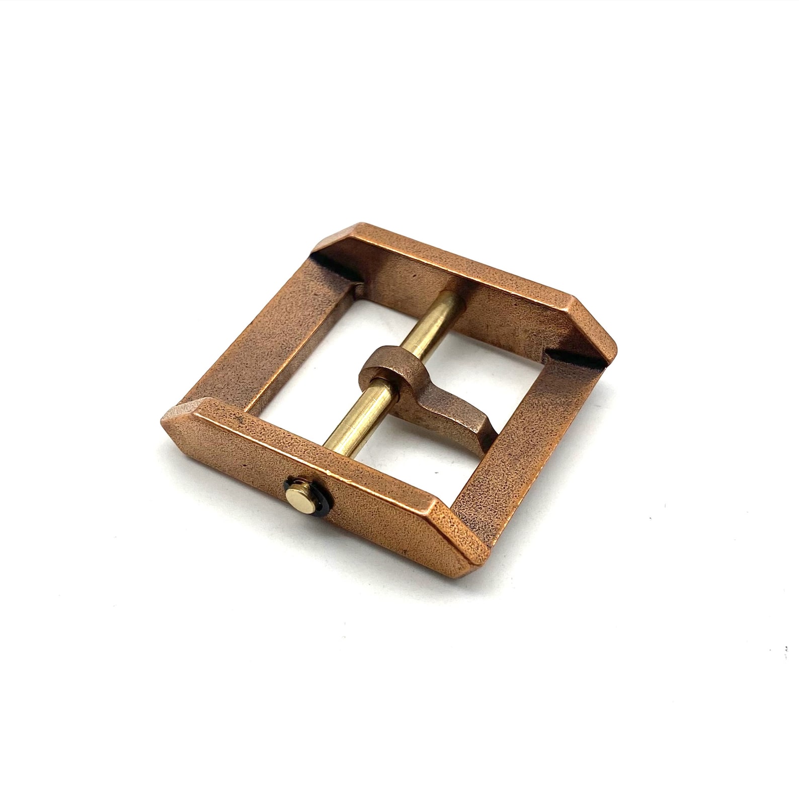 Red Copper Japan Buckle Leather Belt Buckle Stone-washed Buckle - Etsy