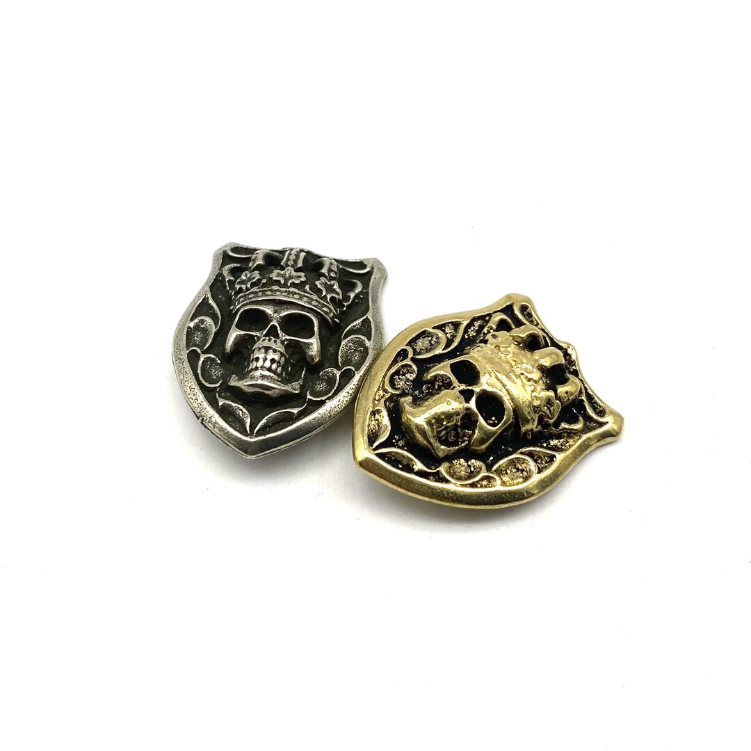 Shield Crown Skull Conchos Screw Back Rivets Leatherware Decoration ...