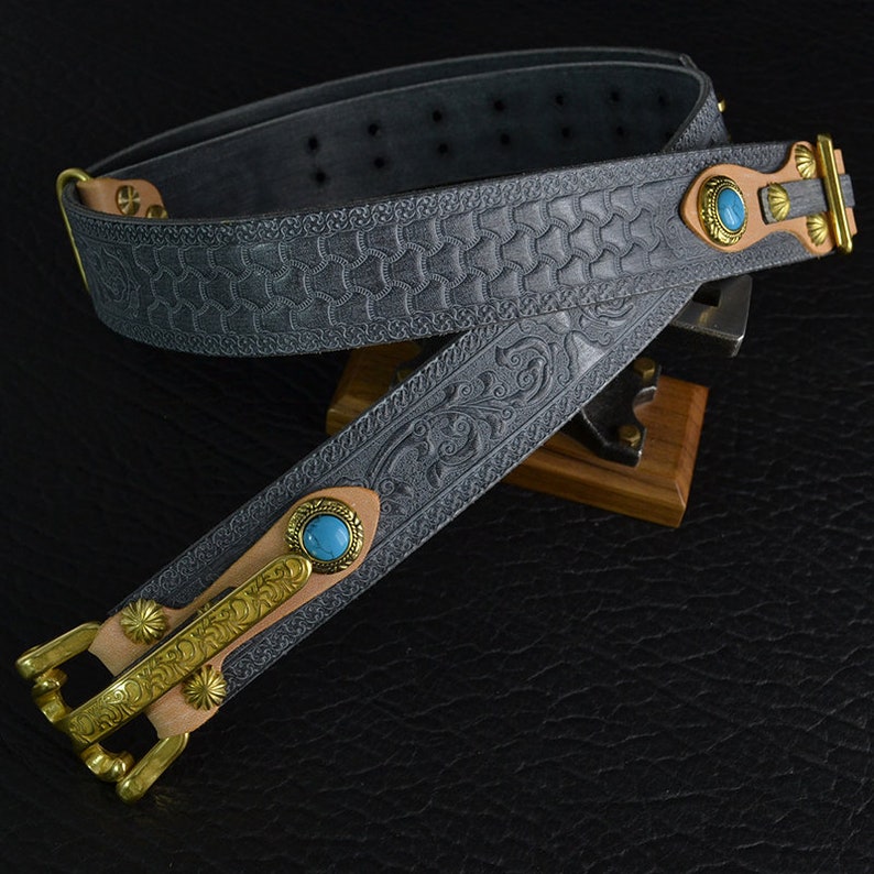 Handmade Littleton Cavalry Leather Belt Mens Street Wear Belts - Etsy