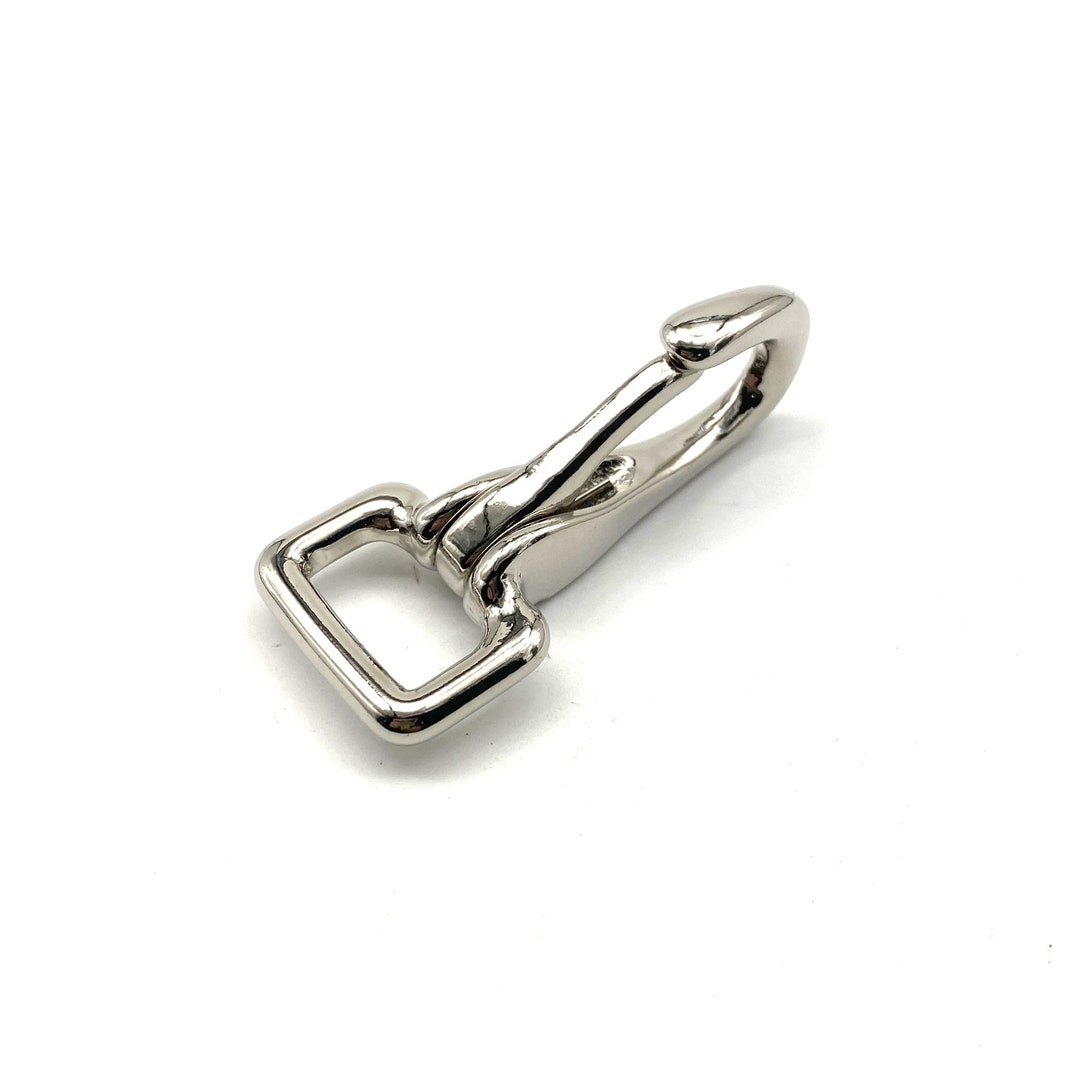 Silver Halter Snap,brass Eyel Loop Snap Hook 20mm - Etsy