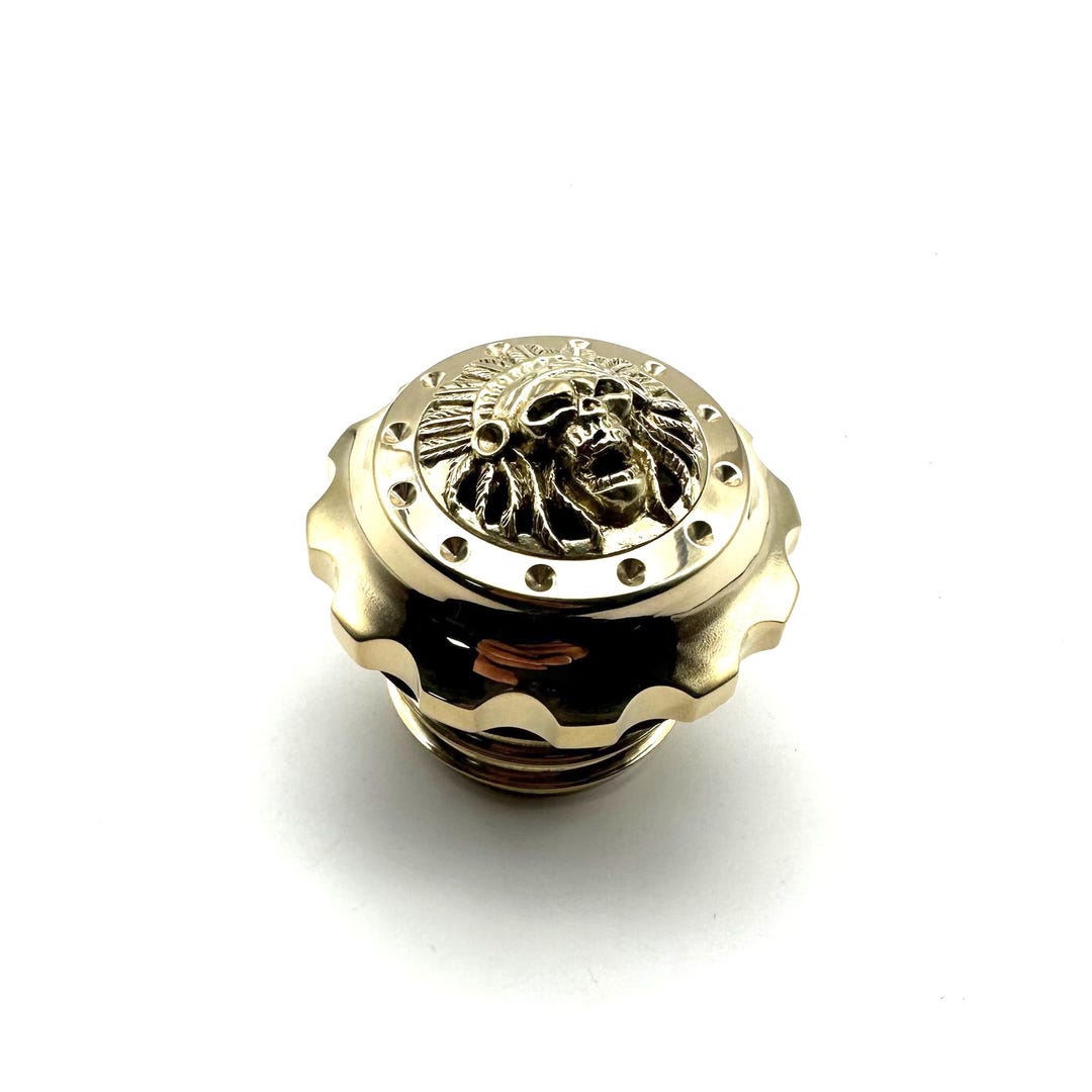 Indian Skull Brass Motorcycle Fuel Tang Cap,fit for 1200/48/1200 - Etsy