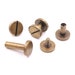 Bronze Chicago Screw Rivets Leather Fastener Rivets Brass Studs 4-15mm ...
