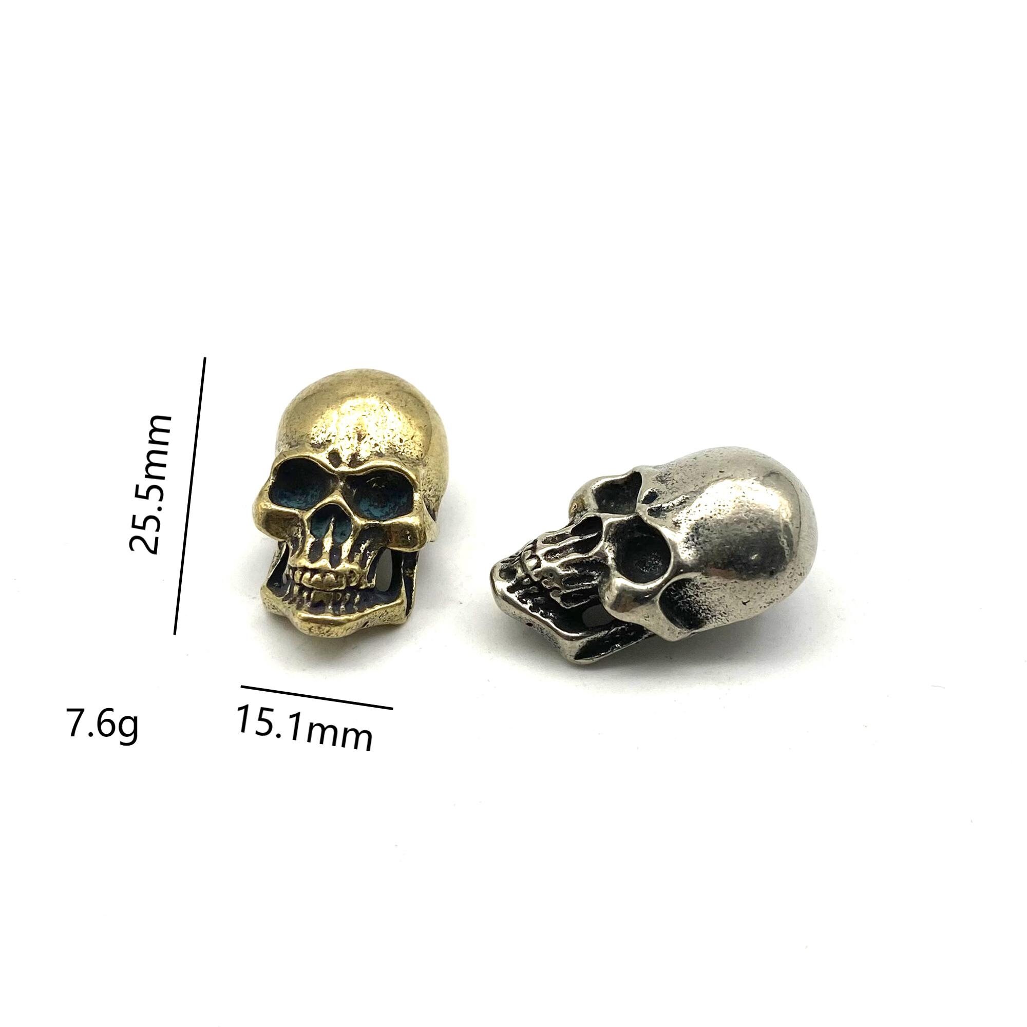 Brass Skull Concho Leather Button Rivets for Embellishment - Etsy