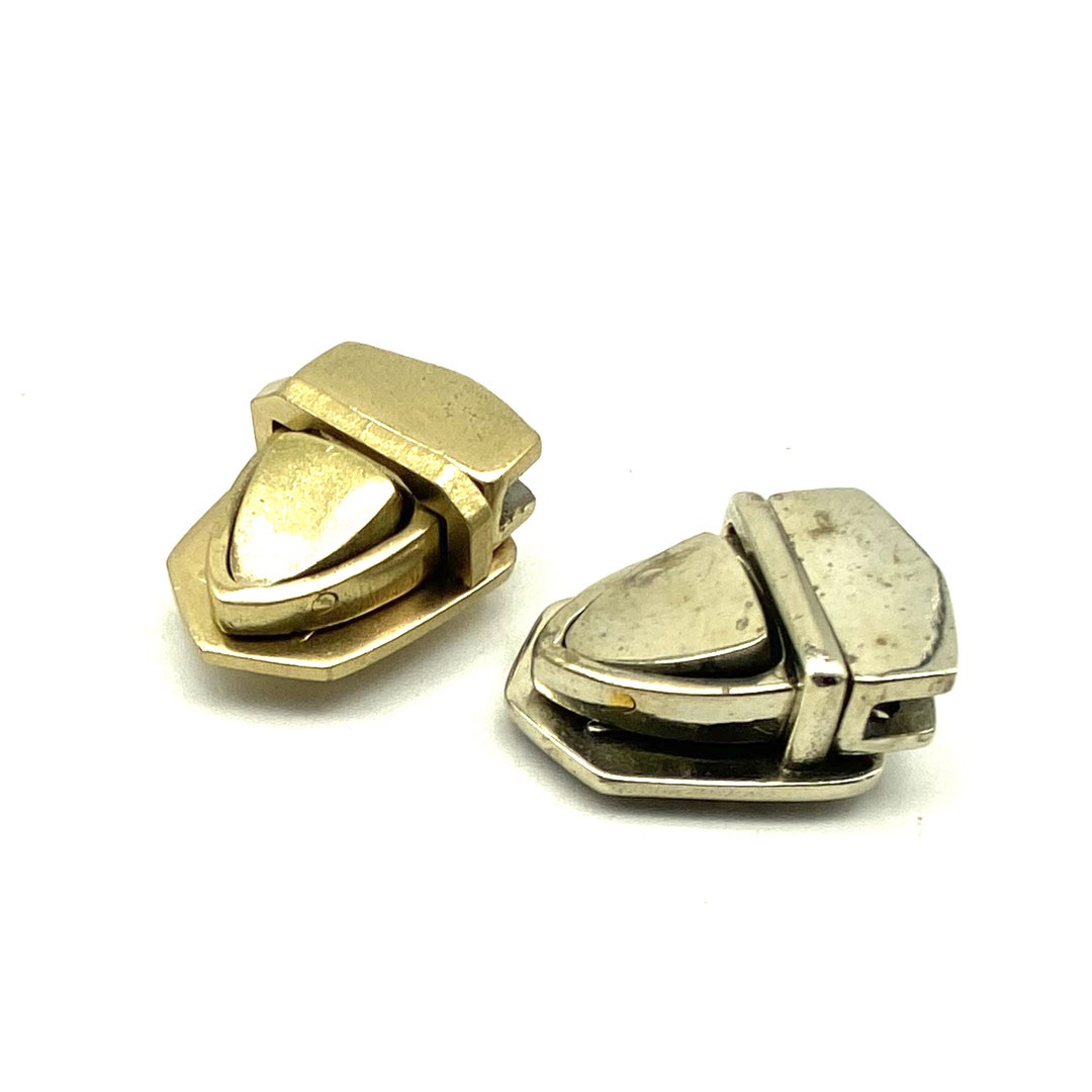 Brass Thumb Lock, Leather Bag Snap Lock, Brass Catch Lock, Flat Slide ...