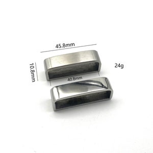 40mm Stainless Steel Belt Loop Men's Leather Belt Fasten Keeper - Etsy