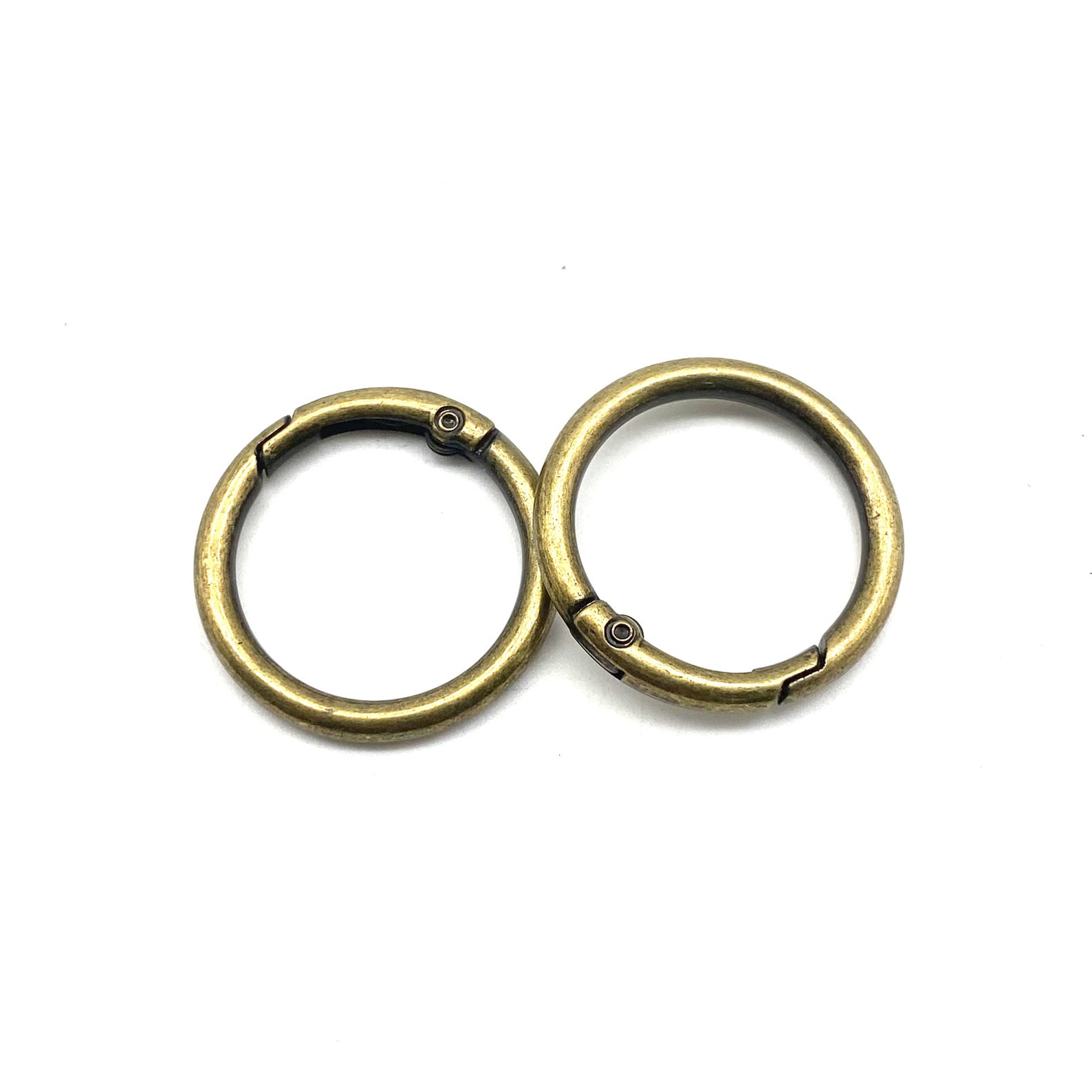 Bronze Key Split Rings Spring Ring Keyring Jump Rings Chain Connect ...