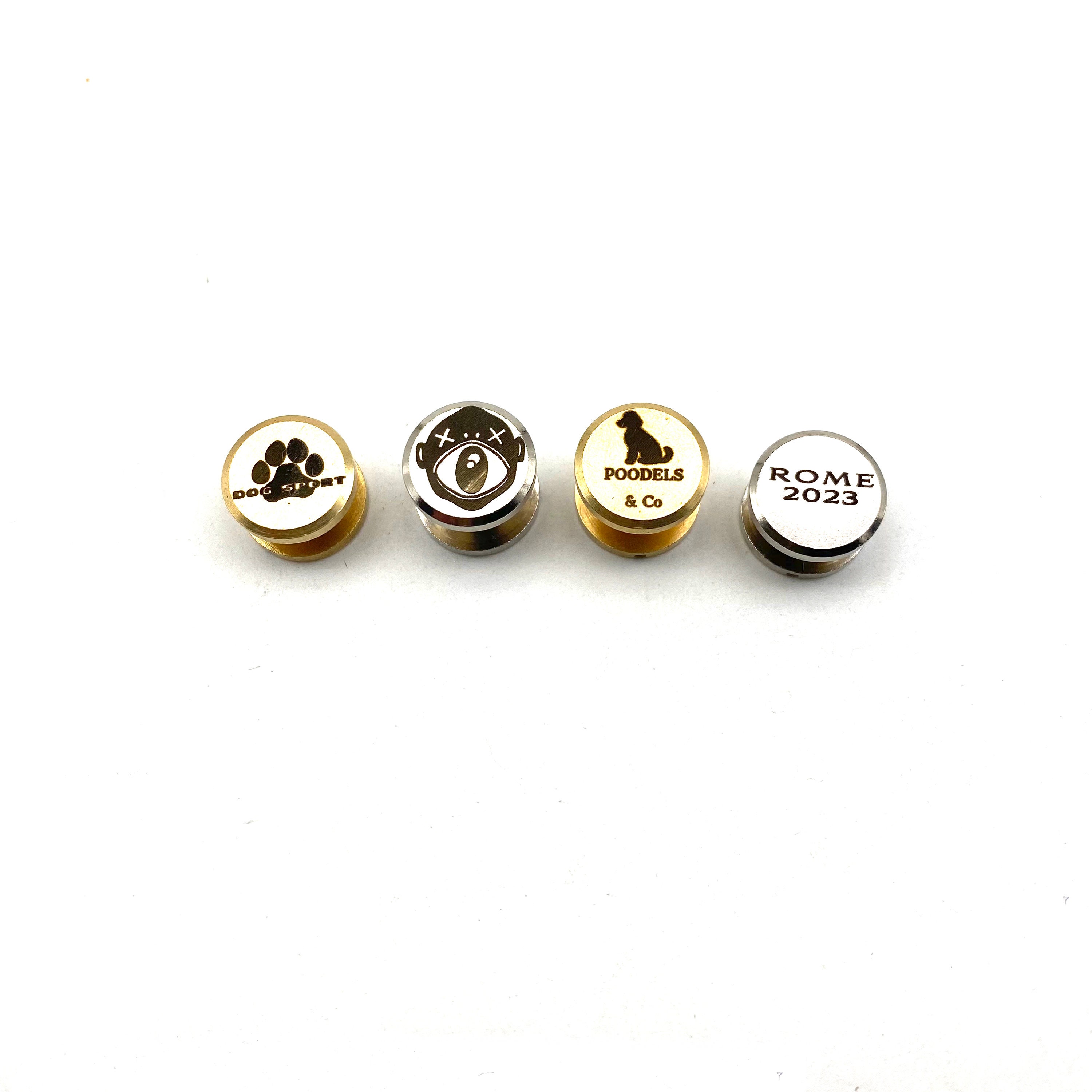 Personalized Leather Rivets Brass Chicago Screw Rivets Customized Brand ...
