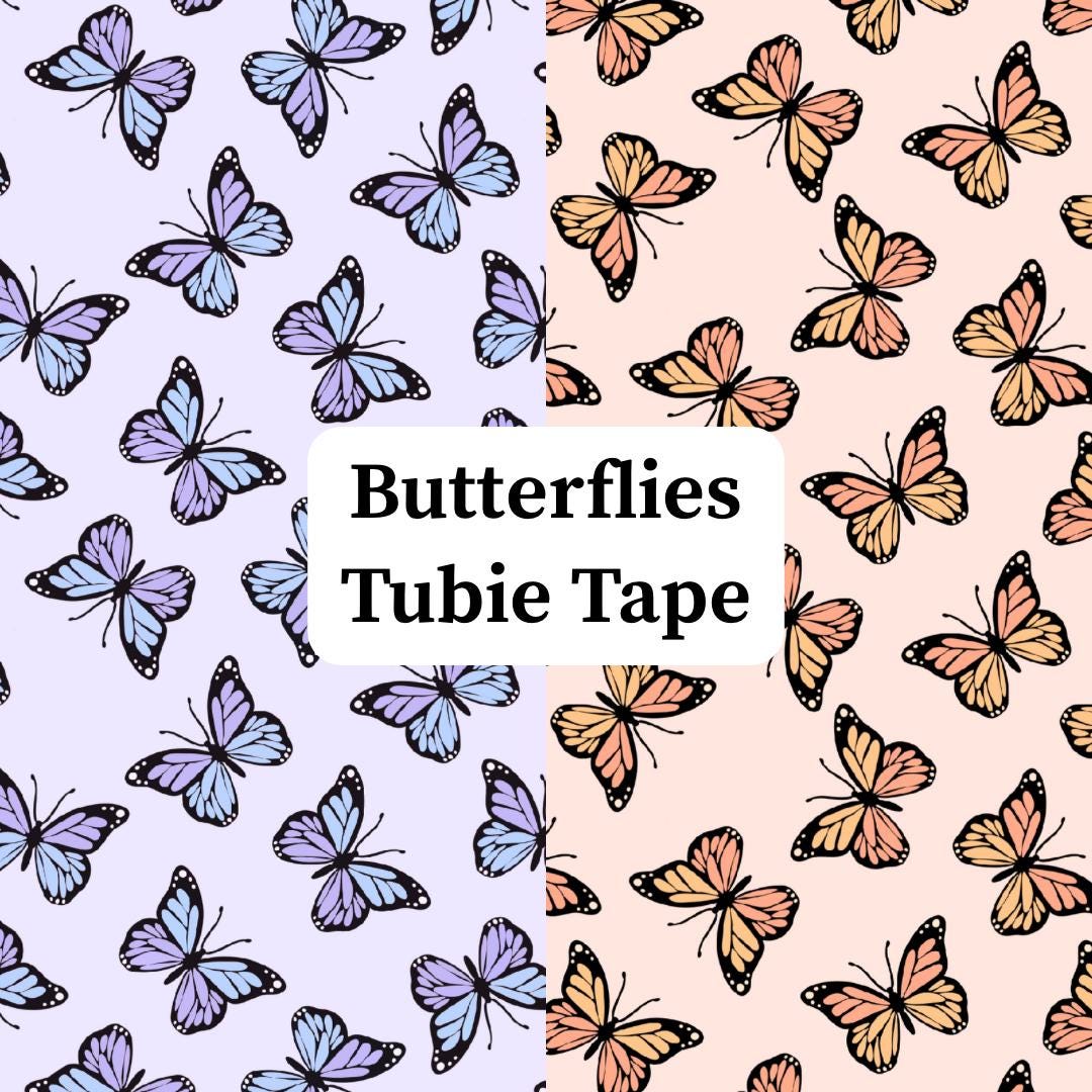 Tubie Tape - Butterflies | for Feeding Tubes, Central Lines, and More ...