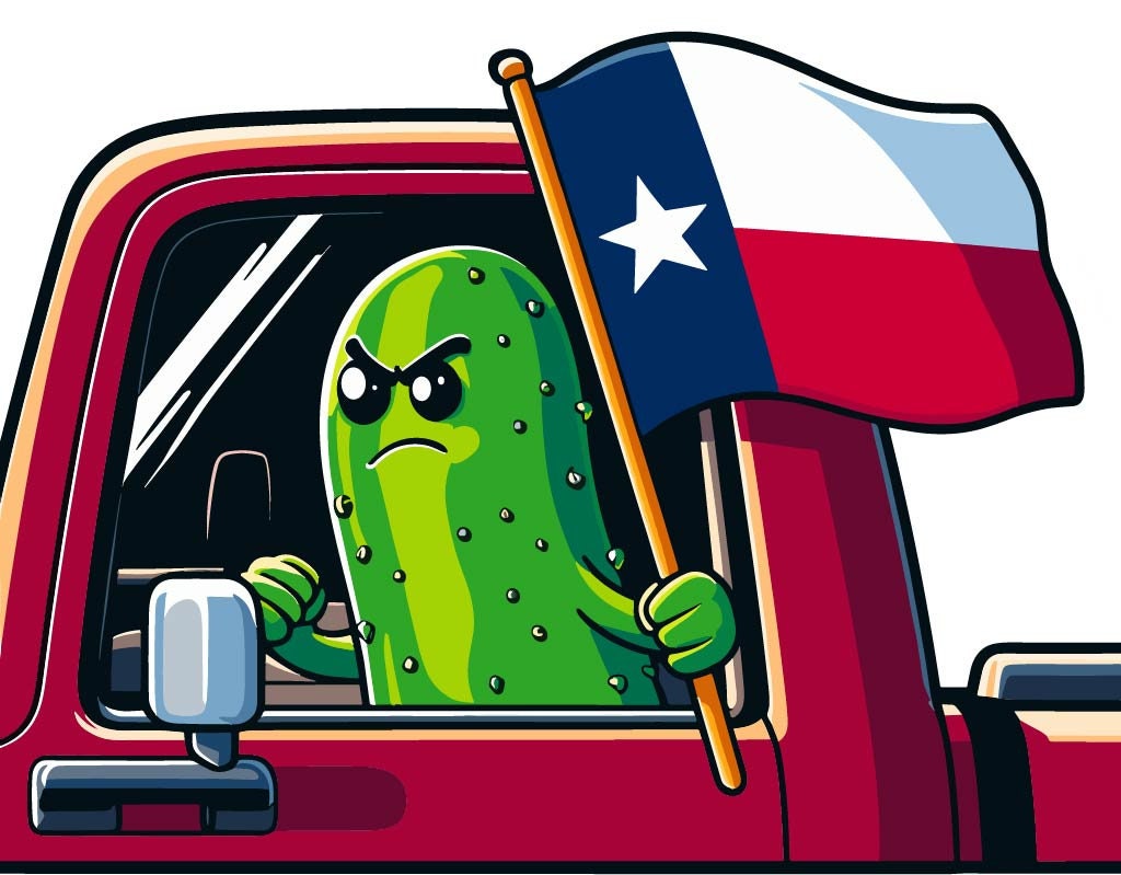 Cartoon Raging_texas_pickle SVG, Png, Ai, Eps Commercial Use Clipart ...