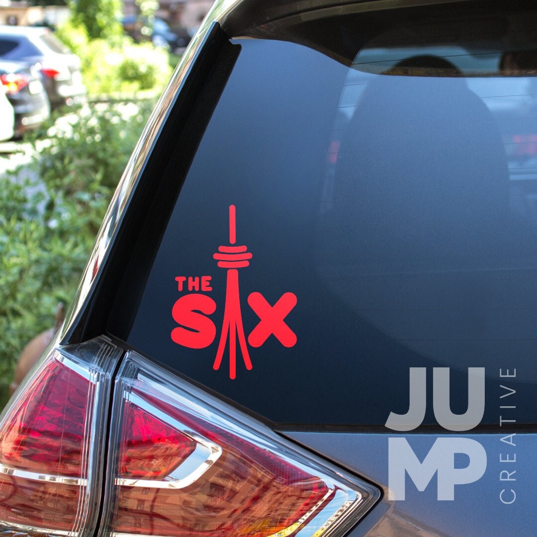 The 6IX Exclusive Decal // Wall Art // Car Decal // Laptop Sticker ...