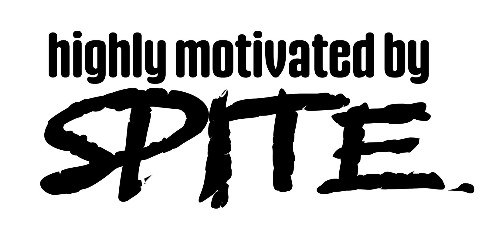 Highly Motivated by Spite Vinyl Decal, Funny Laptop Sticker - Etsy