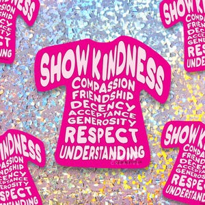 Pink Shirt Day Sticker // Support Kindness Awareness // Anti-bullying ...
