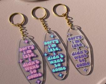 Sorry I’m Late, I Have Kids Teardrop Shaped Wristlet - Etsy