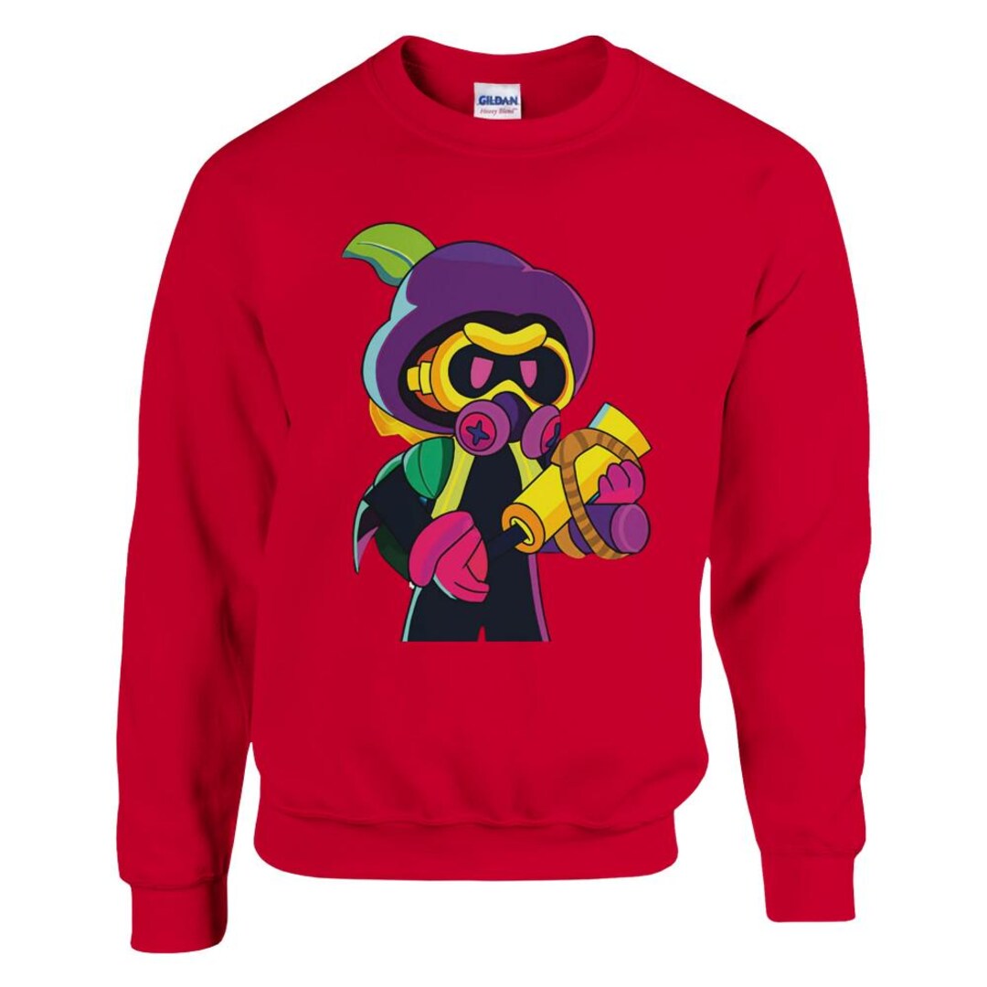 Brawl Stars-themed Sweatshirt Stylish and Comfortable Design in 4 ...