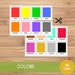 40 Colors and Shapes Flashcards, Printable Flashcards, Educational ...