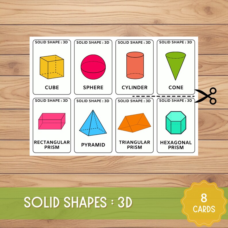 40 Colors and Shapes Flashcards, Printable Flashcards, Educational ...